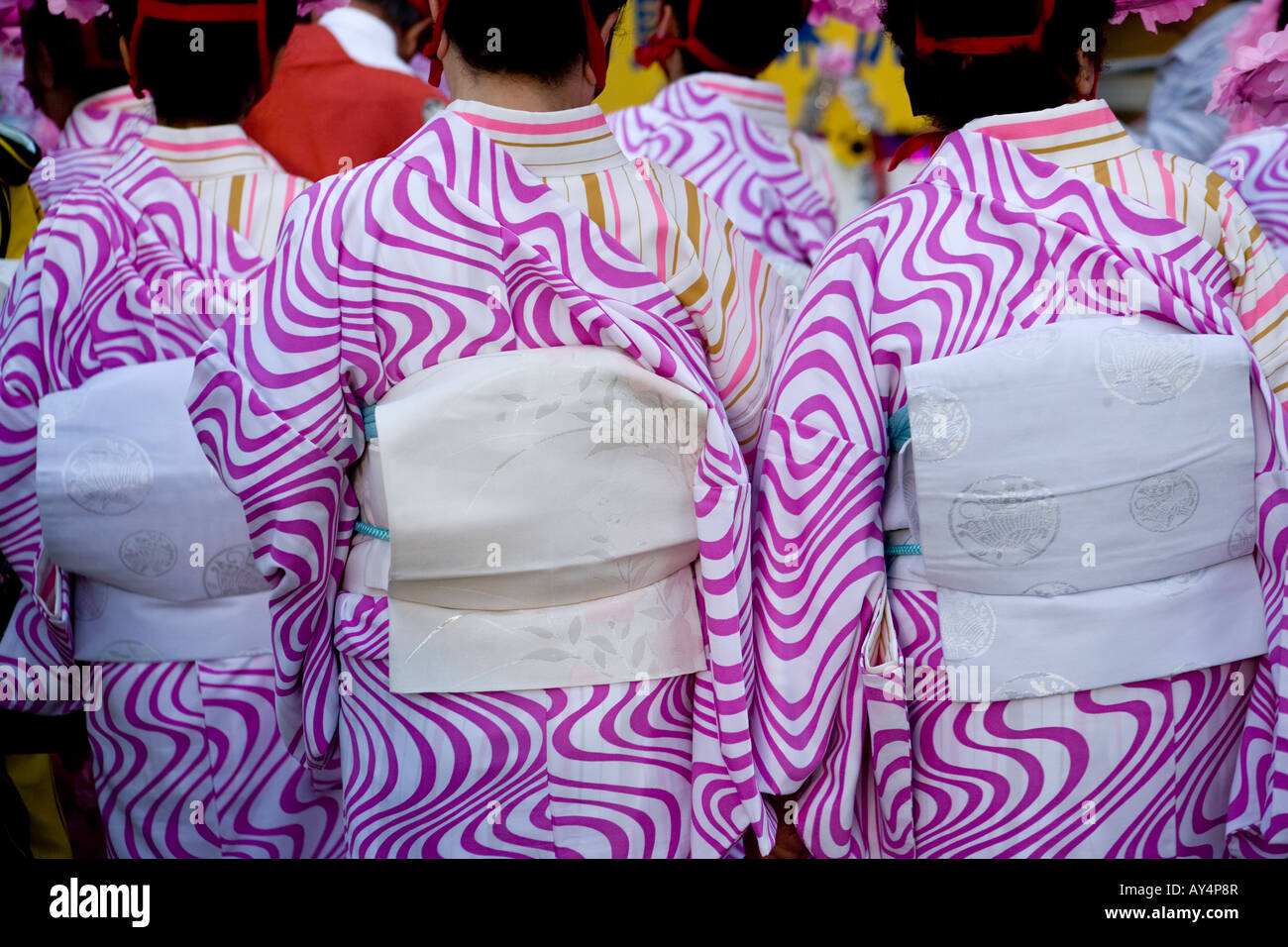 Geisha Girl Parade Fukuoka Japan Stock Photo - Alamy