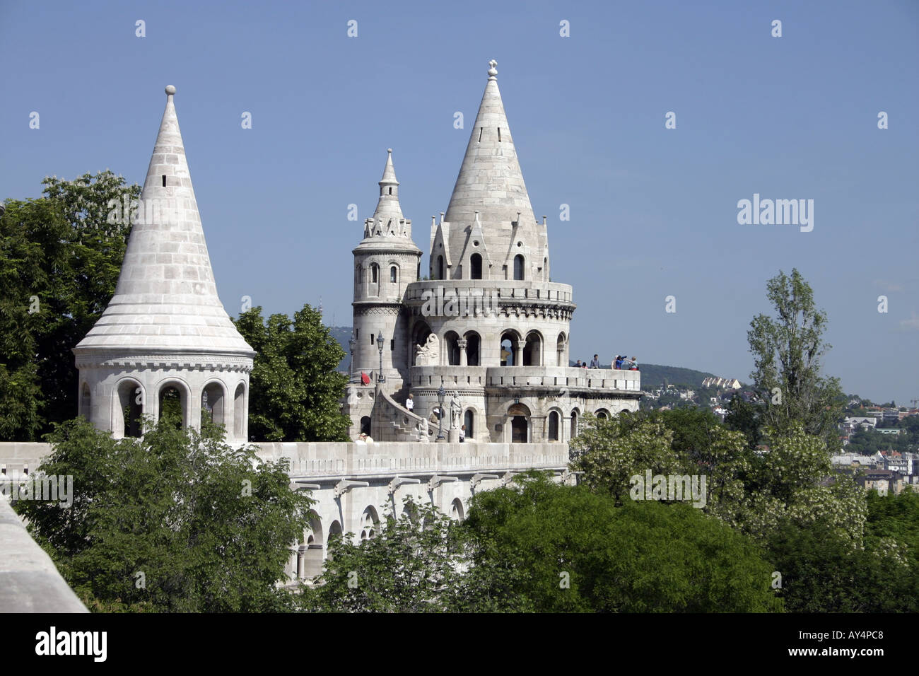 Fishermens Bastion Castle District of Budapest Stock Photo - Alamy