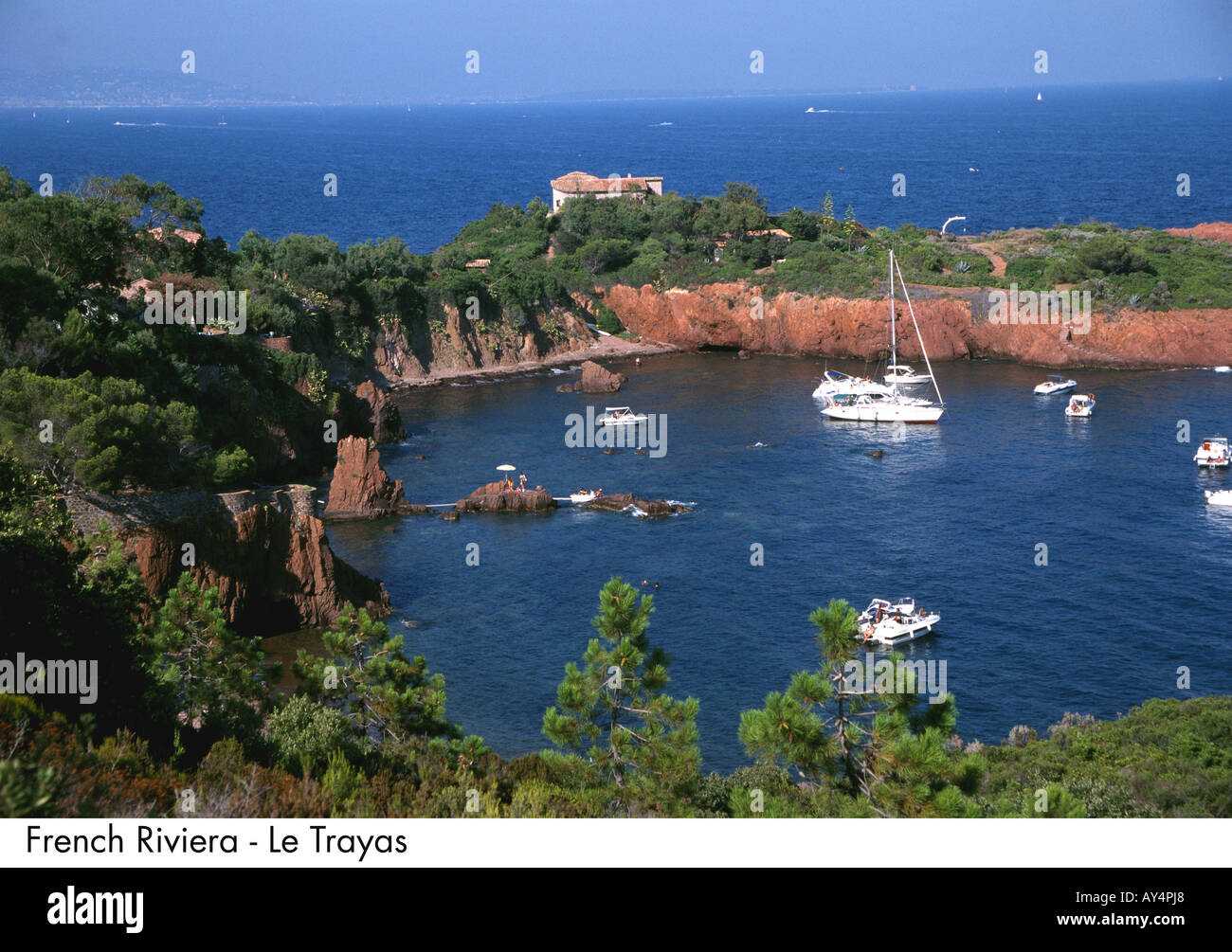 French Riviera Le Trayas Stock Photo - Alamy