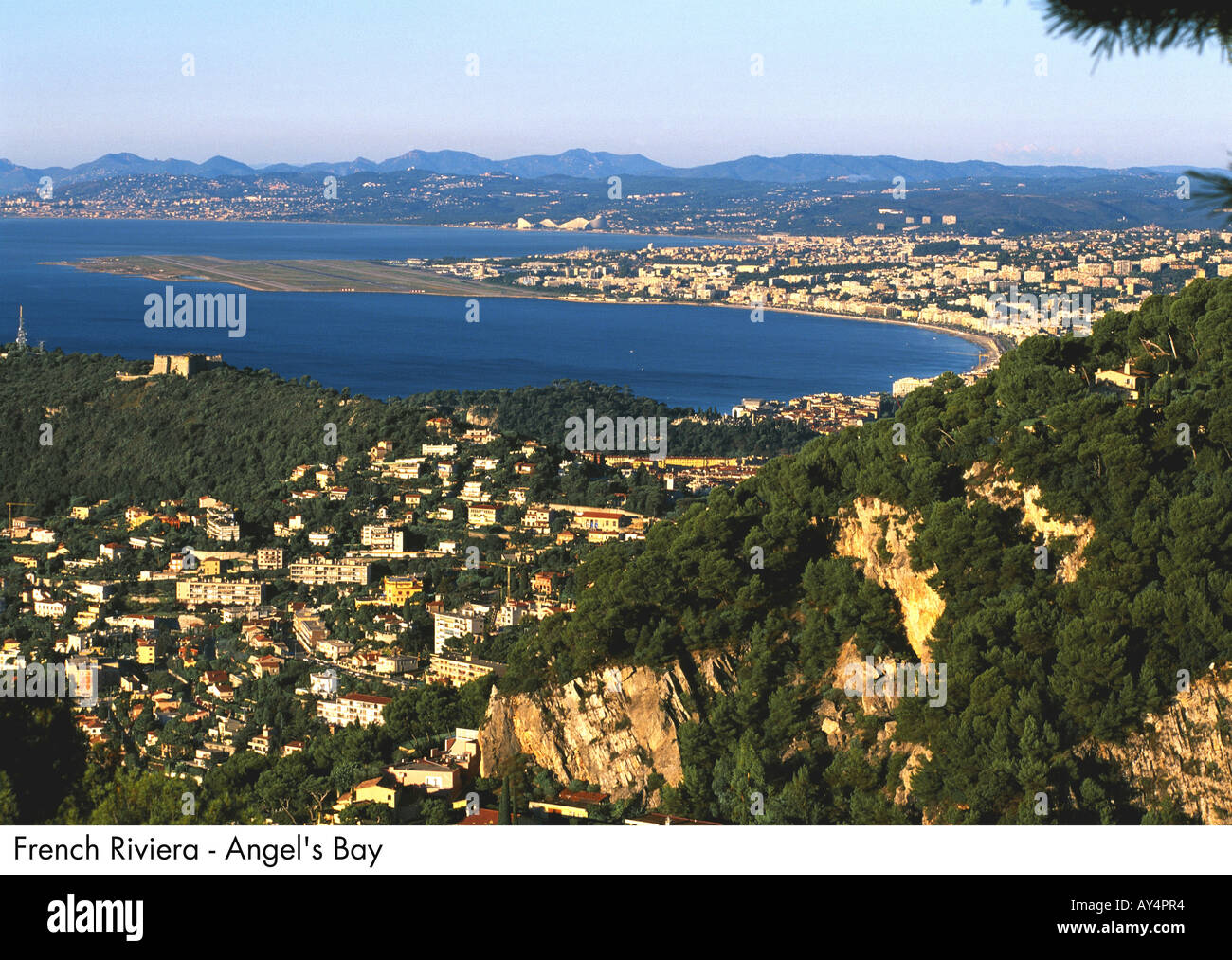 French Riviera Angel s Bay Stock Photo - Alamy