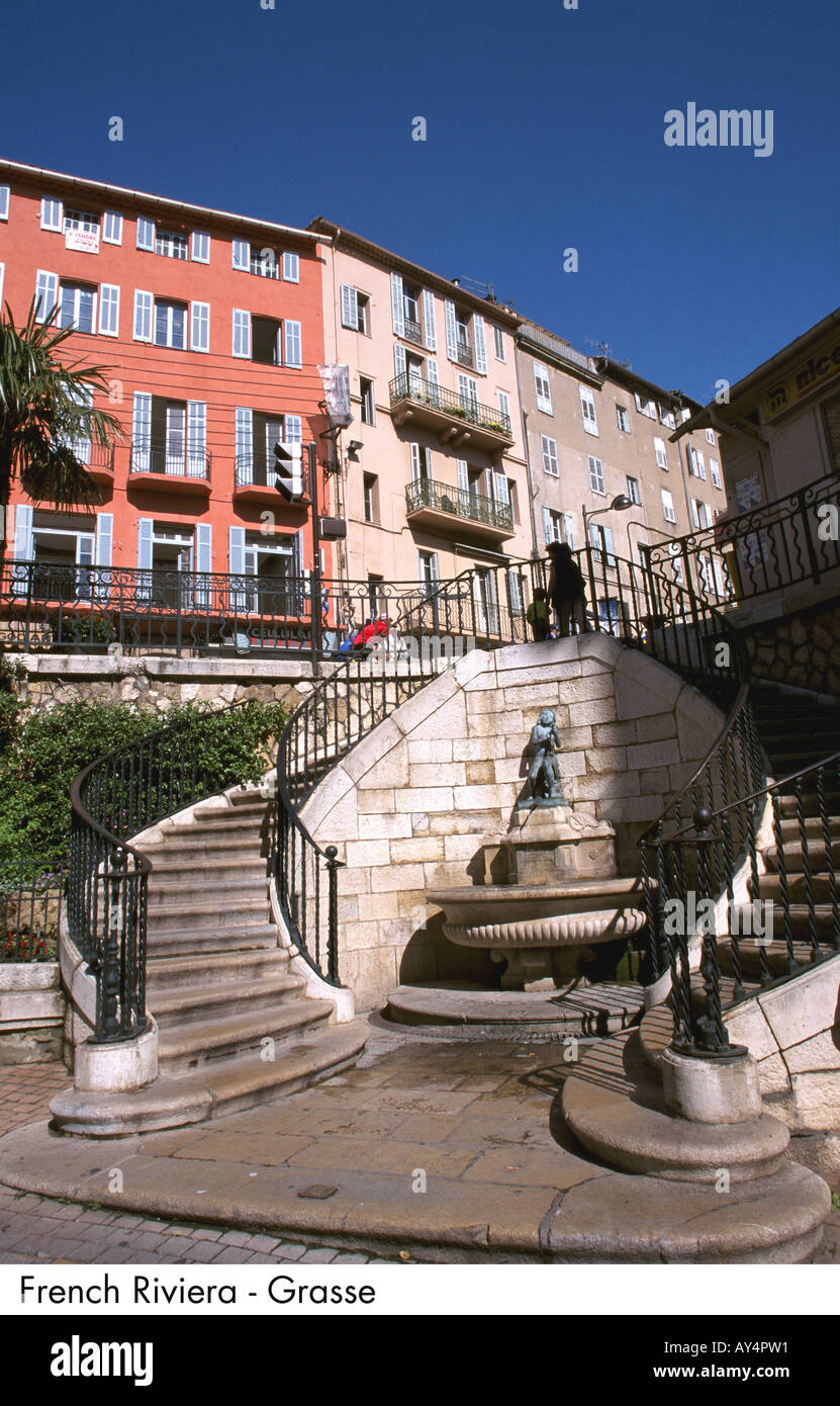 French Riviera Grasse Stock Photo - Alamy