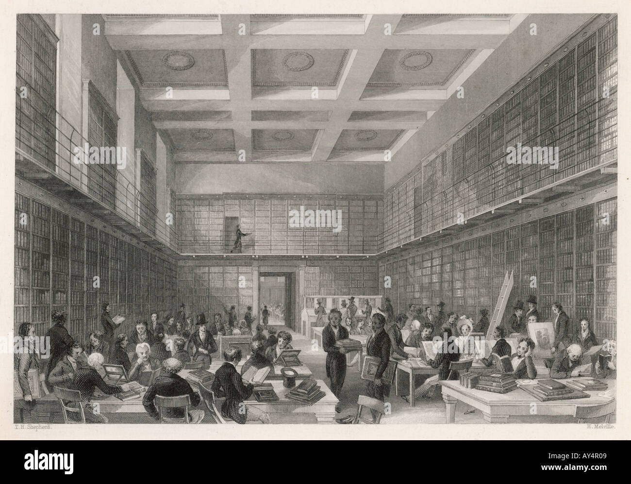 Old Bm Reading Room Stock Photo - Alamy