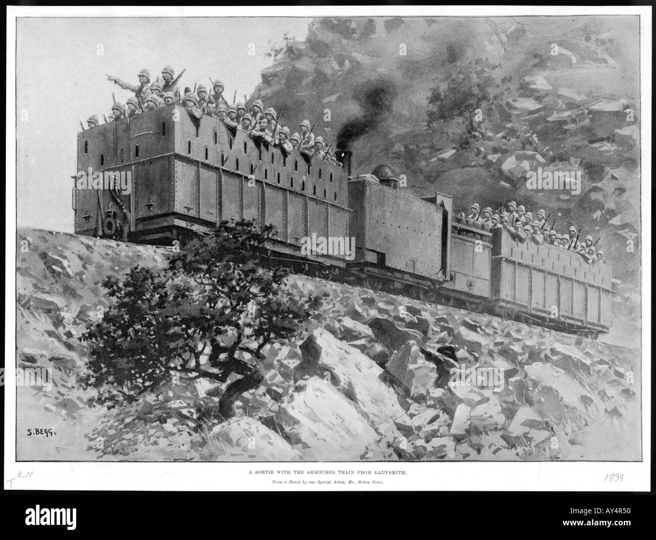 Boer war armoured train hi-res stock photography and images - Alamy