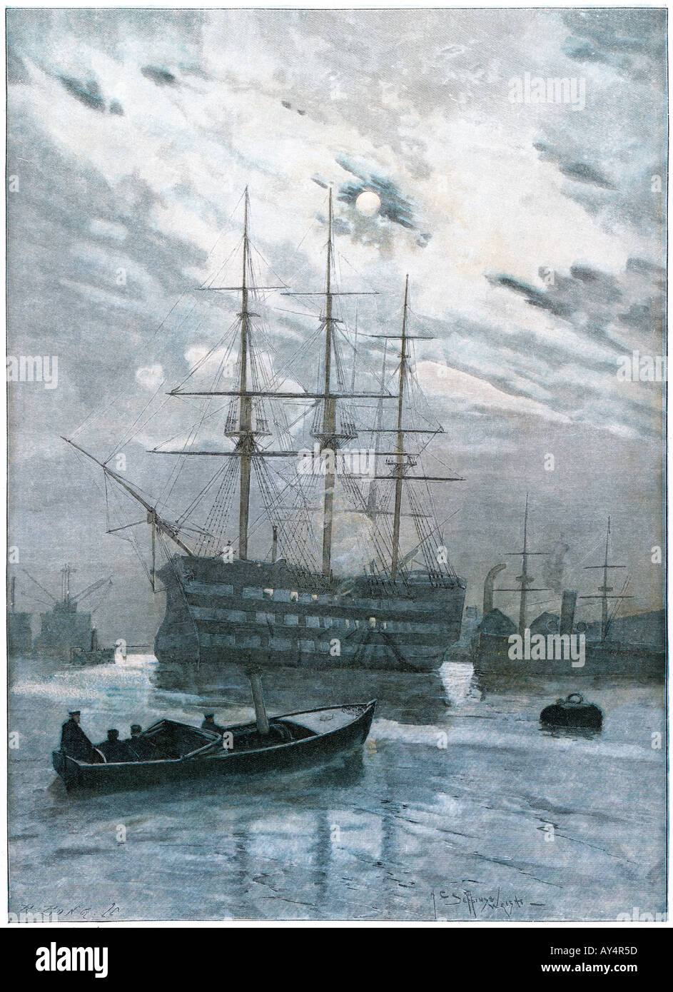 Nelsons flagship victory hi-res stock photography and images - Alamy