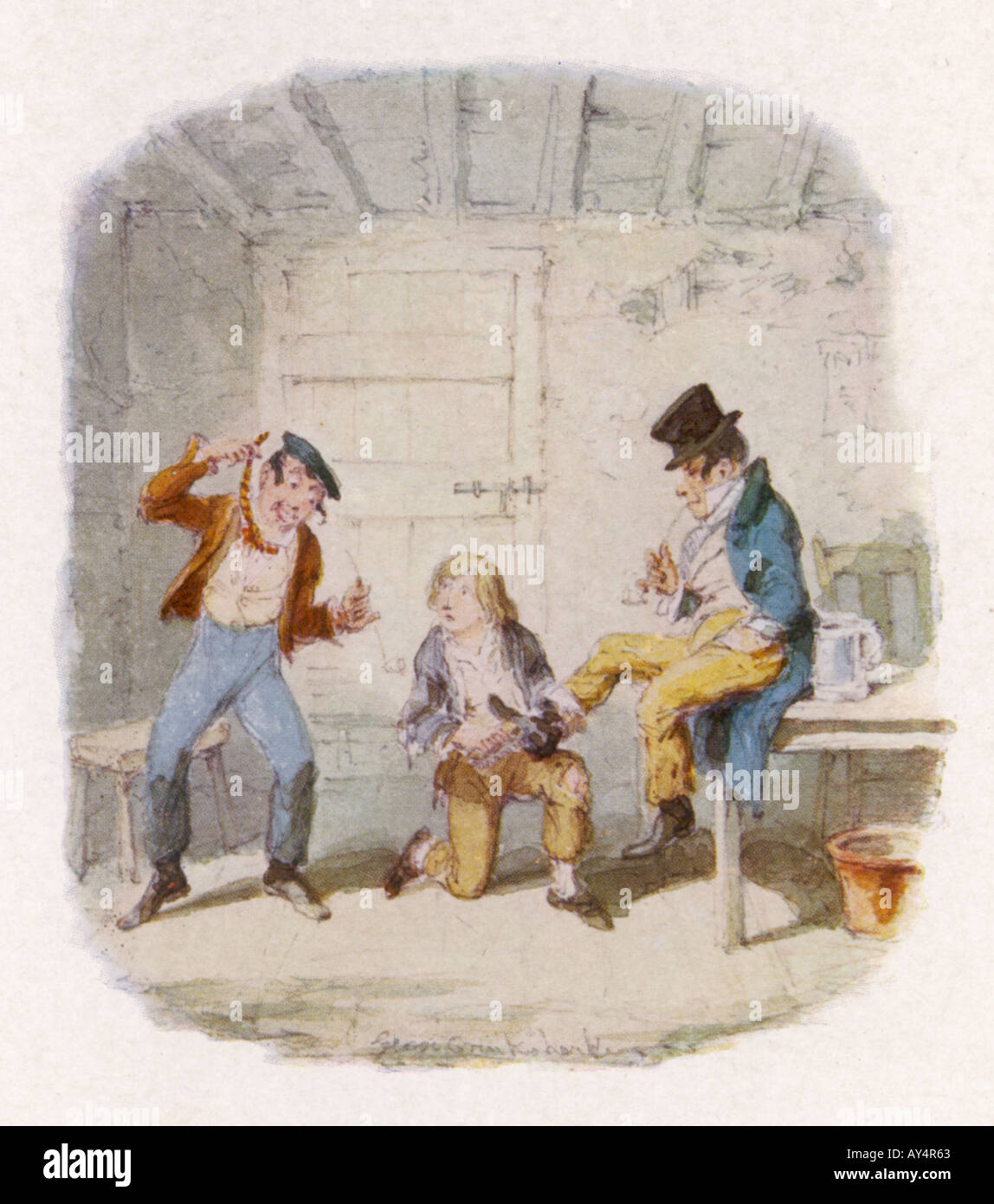 Oliver Pickpocket Lesson Stock Photo - Alamy