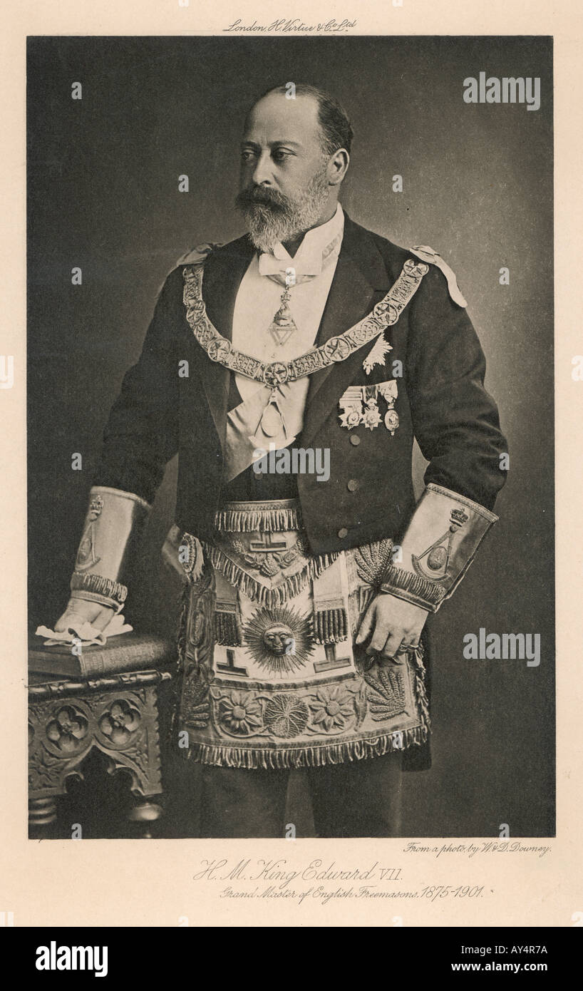 Edward vii as grand master hi-res stock photography and images - Alamy