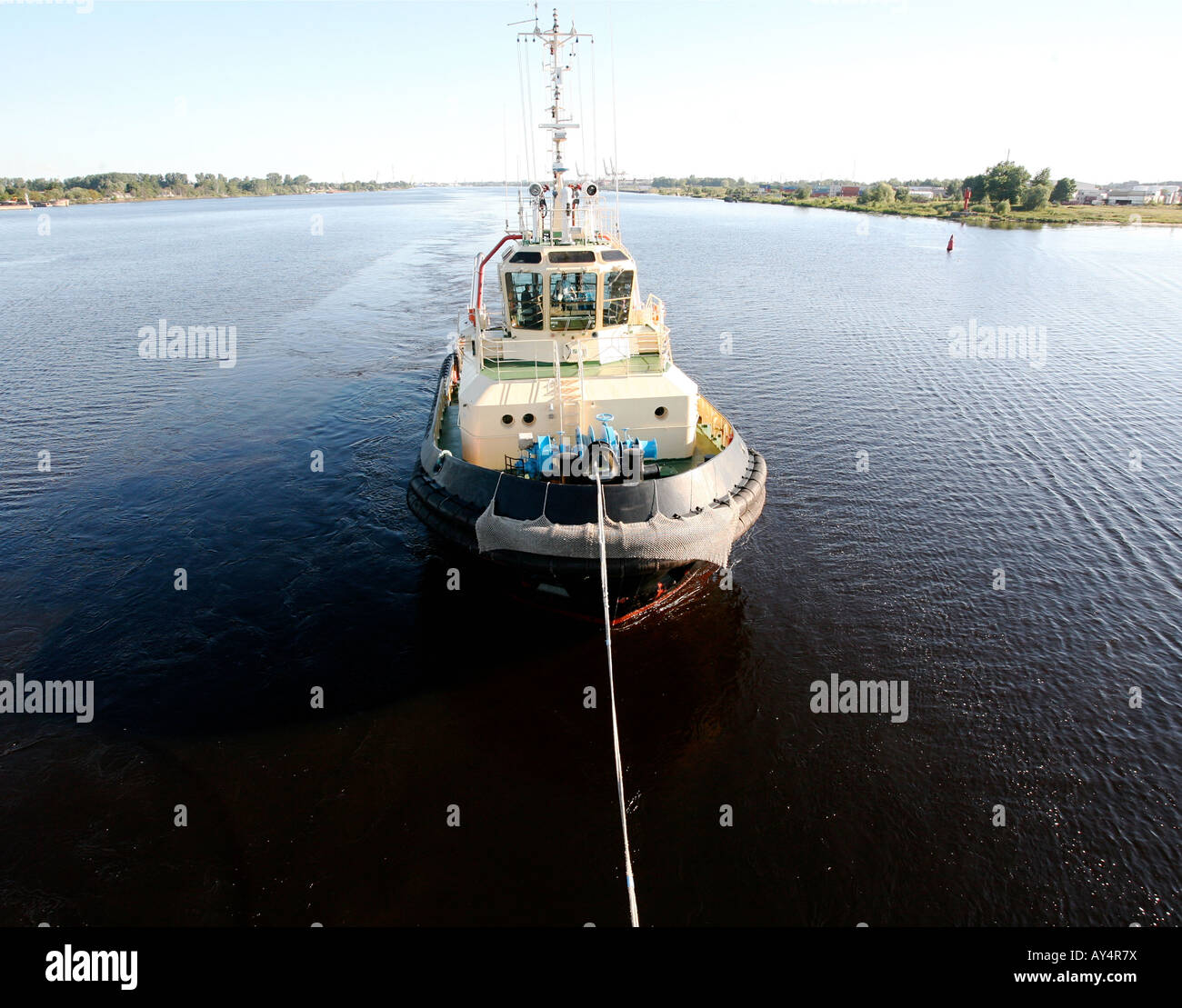 Old fashioned tugboat hi-res stock photography and images - Alamy
