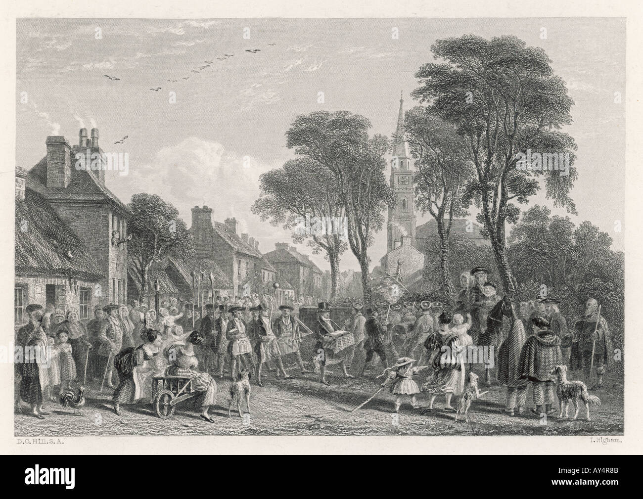 Scottish Masons Process Stock Photo - Alamy