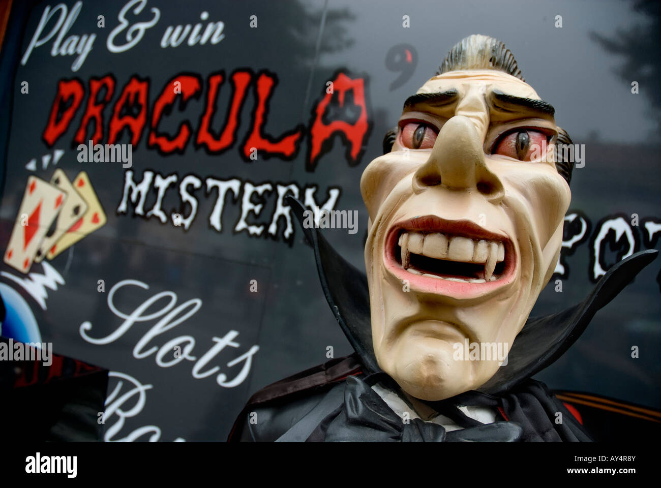 DRACULA BUST. BRAN, TRANSYLVANIA, ROMANIA Stock Photo - Alamy