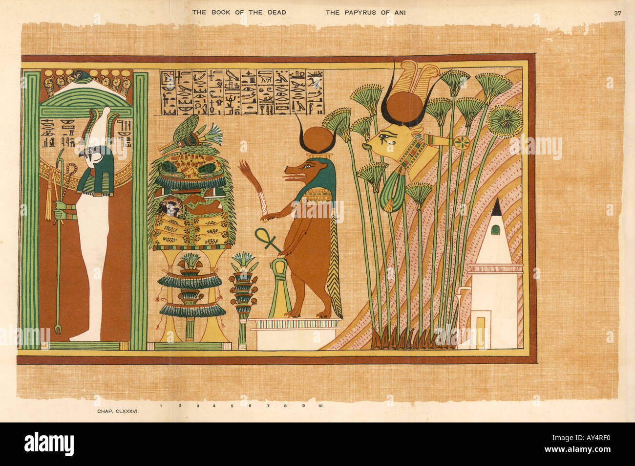Osiris painting hi-res stock photography and images - Alamy