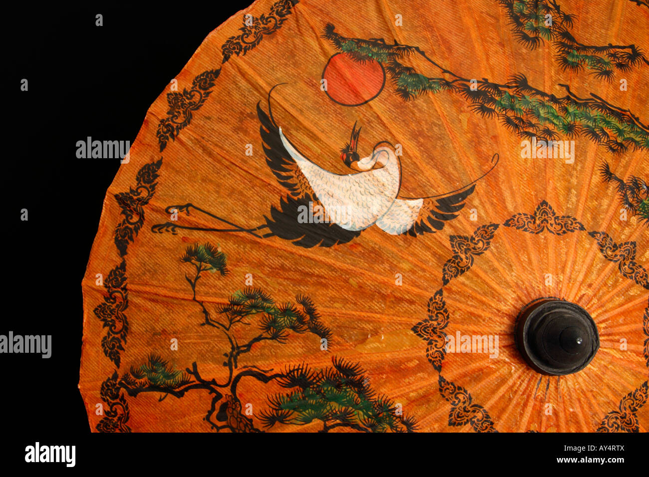 An oriental traditional style parasol Stock Photo - Alamy