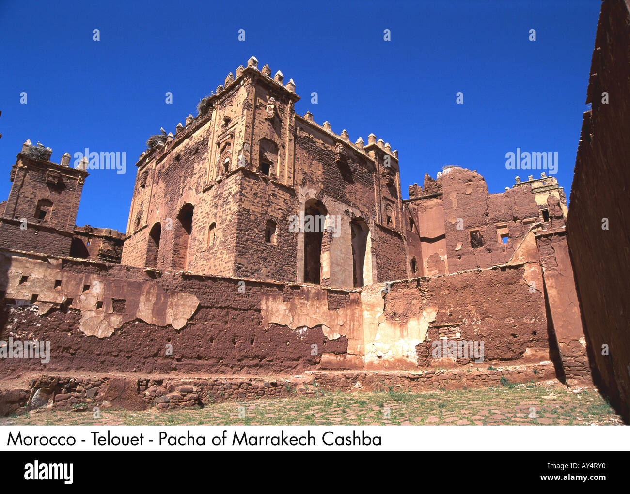 Morocco Telouet Pacha of Marrakech Cashba Stock Photo - Alamy