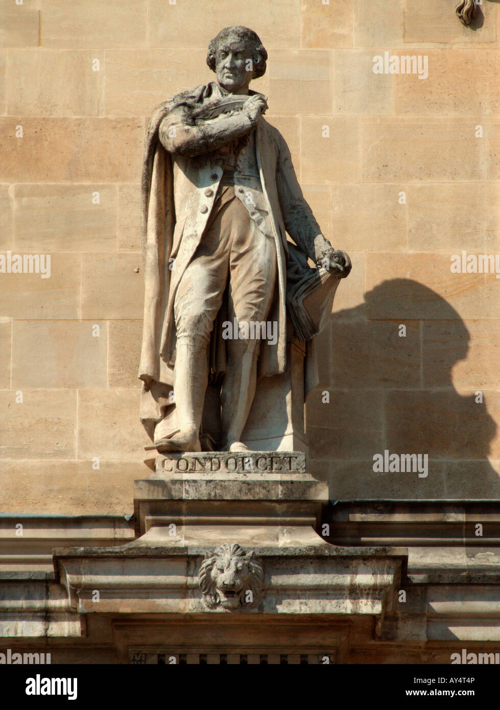 Gallery of statues at the courtyard of the Louvre Museum. Paris. France ...