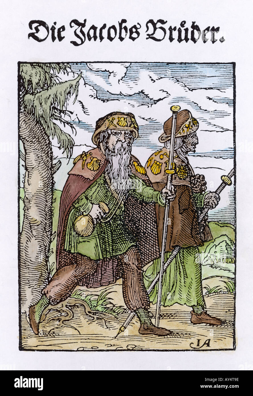 Two pilgrims hi-res stock photography and images - Alamy