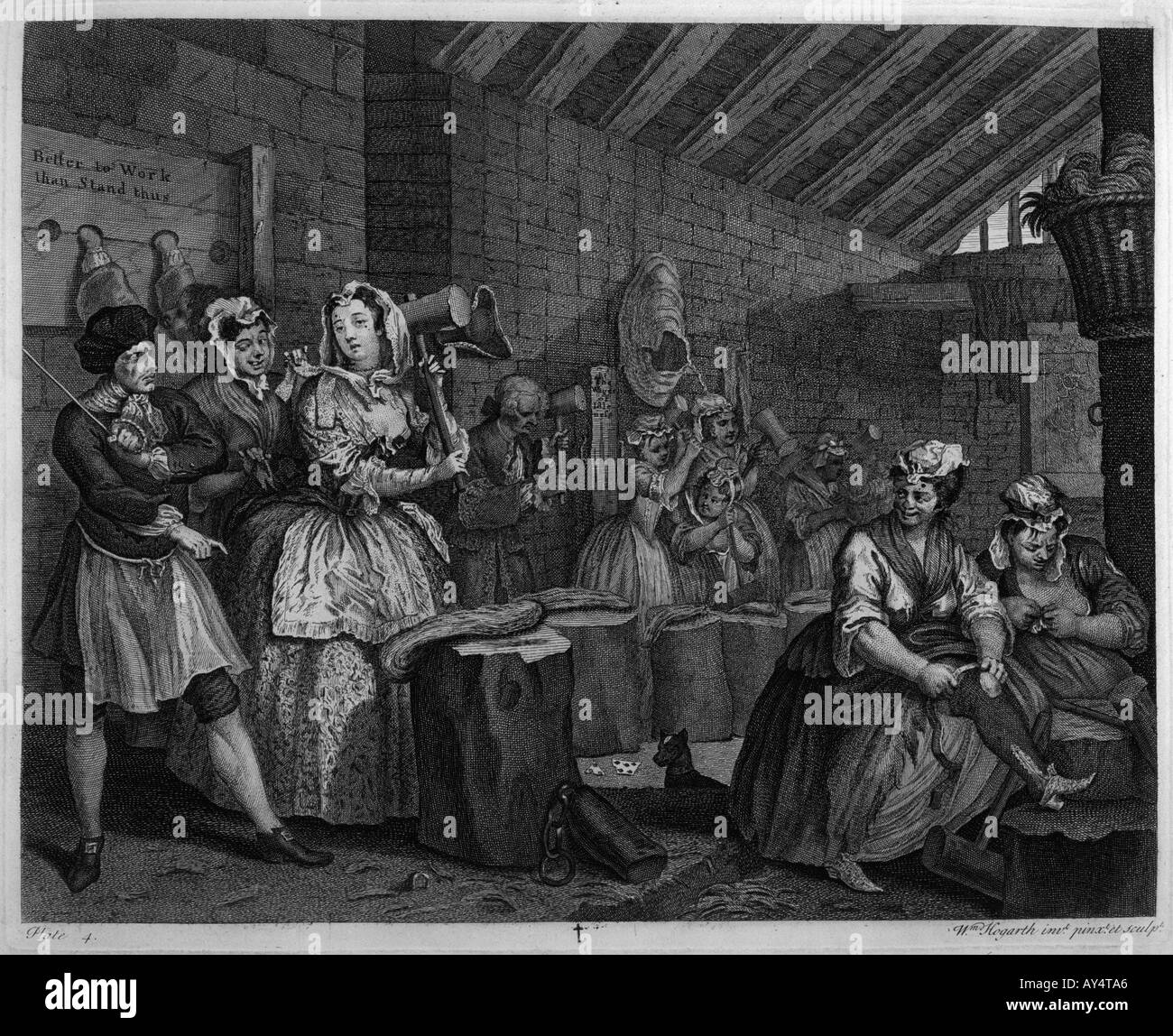 Harlots progress Black and White Stock Photos & Images - Alamy