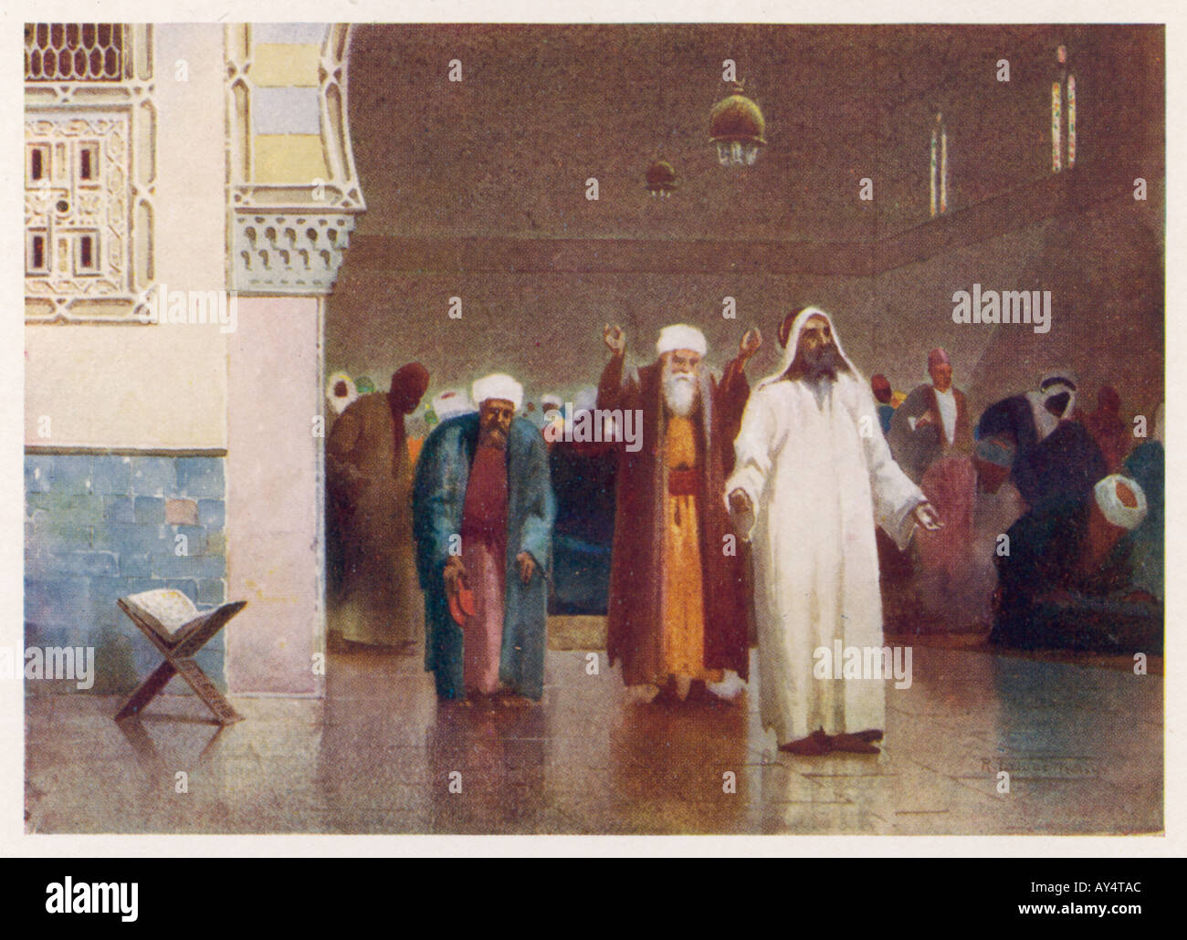 Egyptian Moslems Praying Stock Photo - Alamy