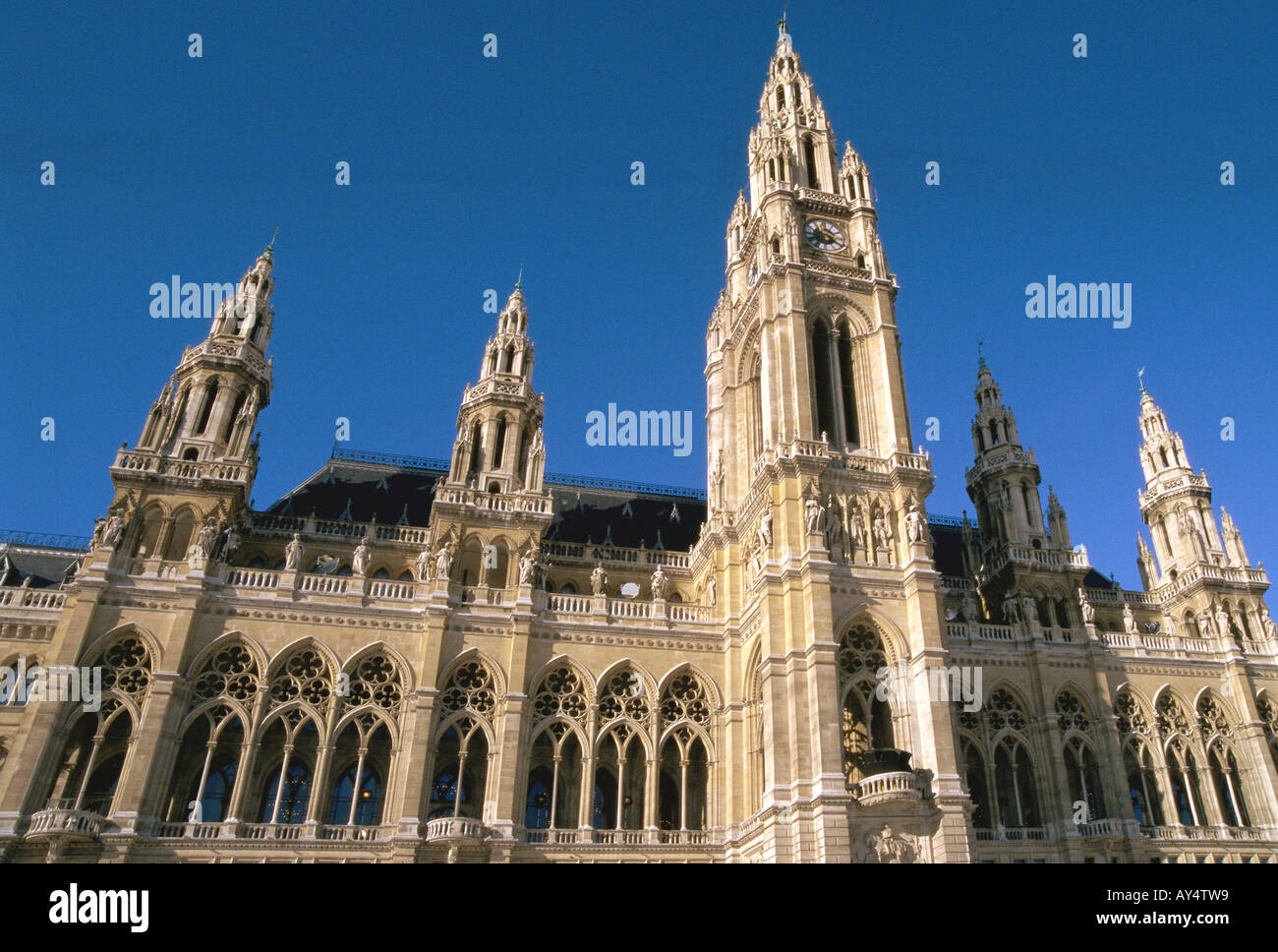 Austria Vienna Town Hall Stock Photo - Alamy