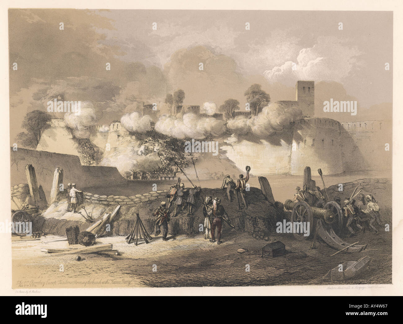 India Sikh War Multan Stock Photo: 5548390 - Alamy