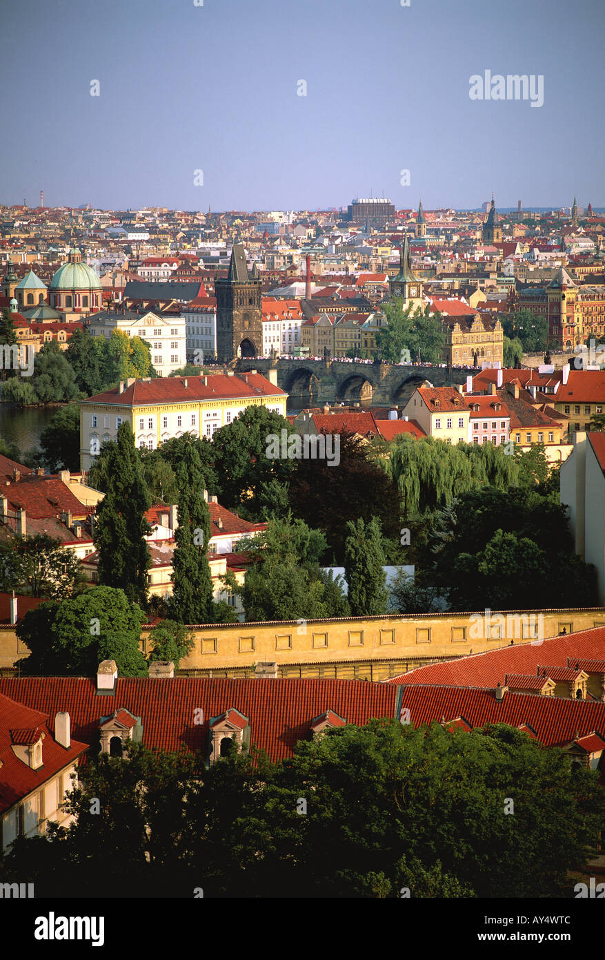 Czechoslovakia Praha View of Praha Stock Photo - Alamy