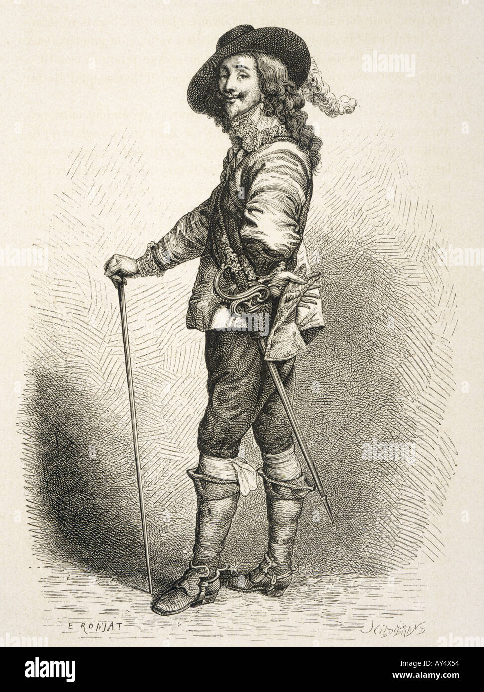 Charles I Van Dyk Stock Photo - Alamy