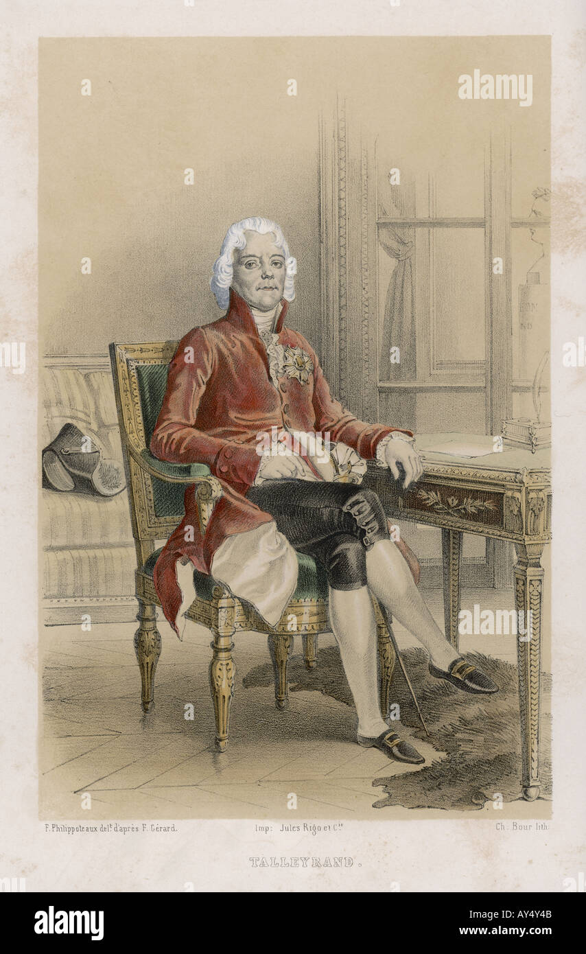 Charles maurice talleyrand perigord hi-res stock photography and images ...