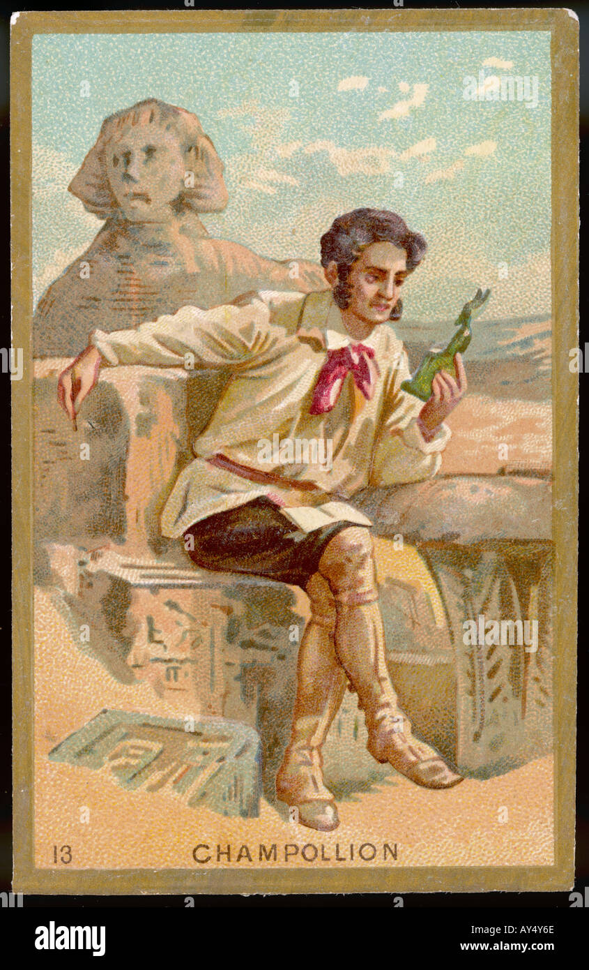 Jean francois champollion hieroglyphics hi-res stock photography and ...