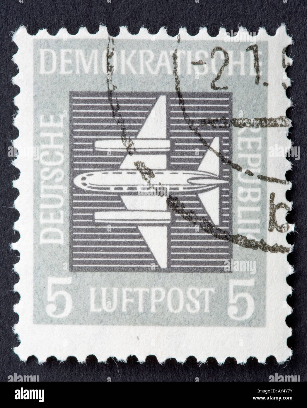 DDR postage stamp Stock Photo - Alamy