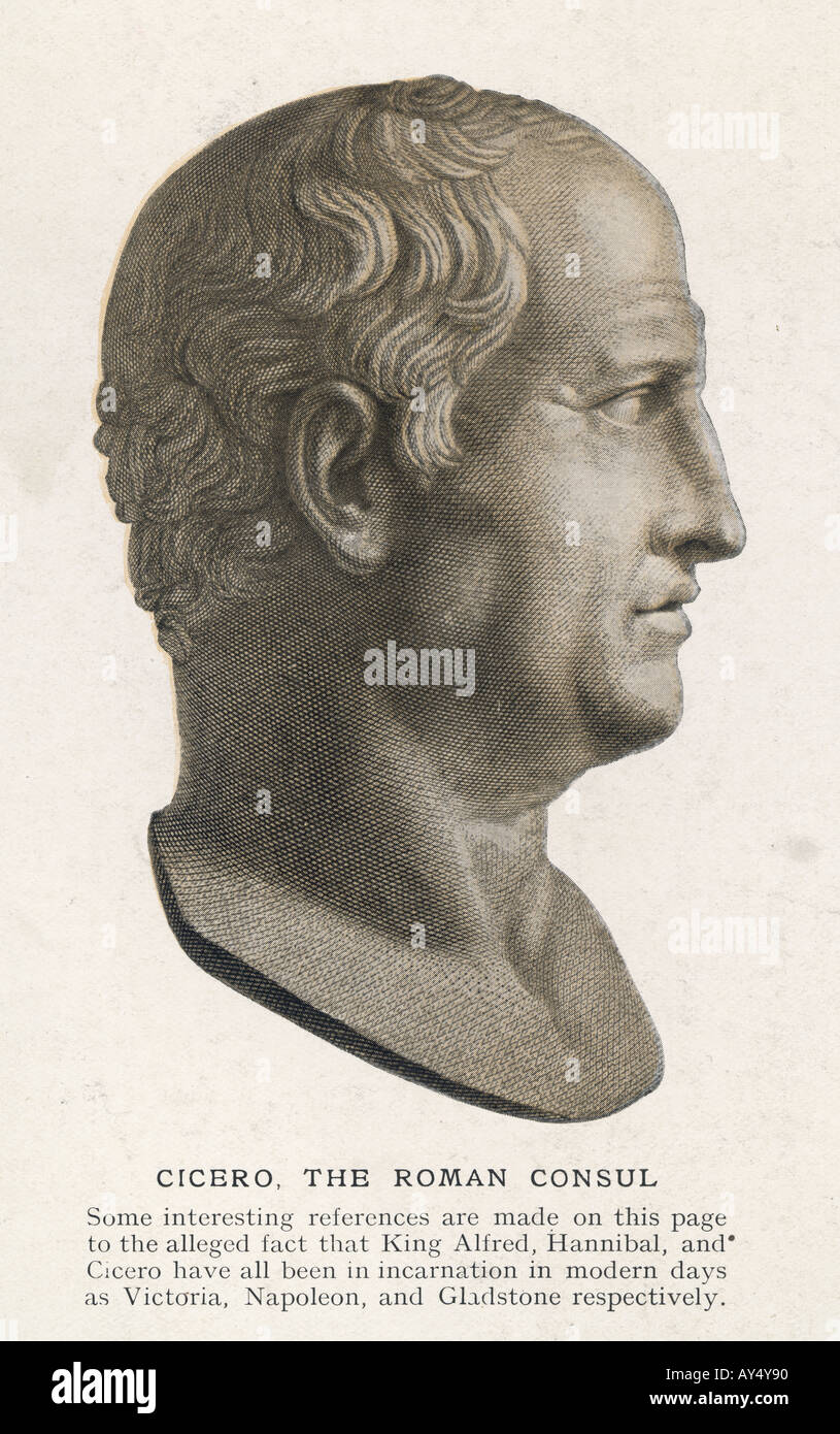 Bust of cicero hi-res stock photography and images - Alamy