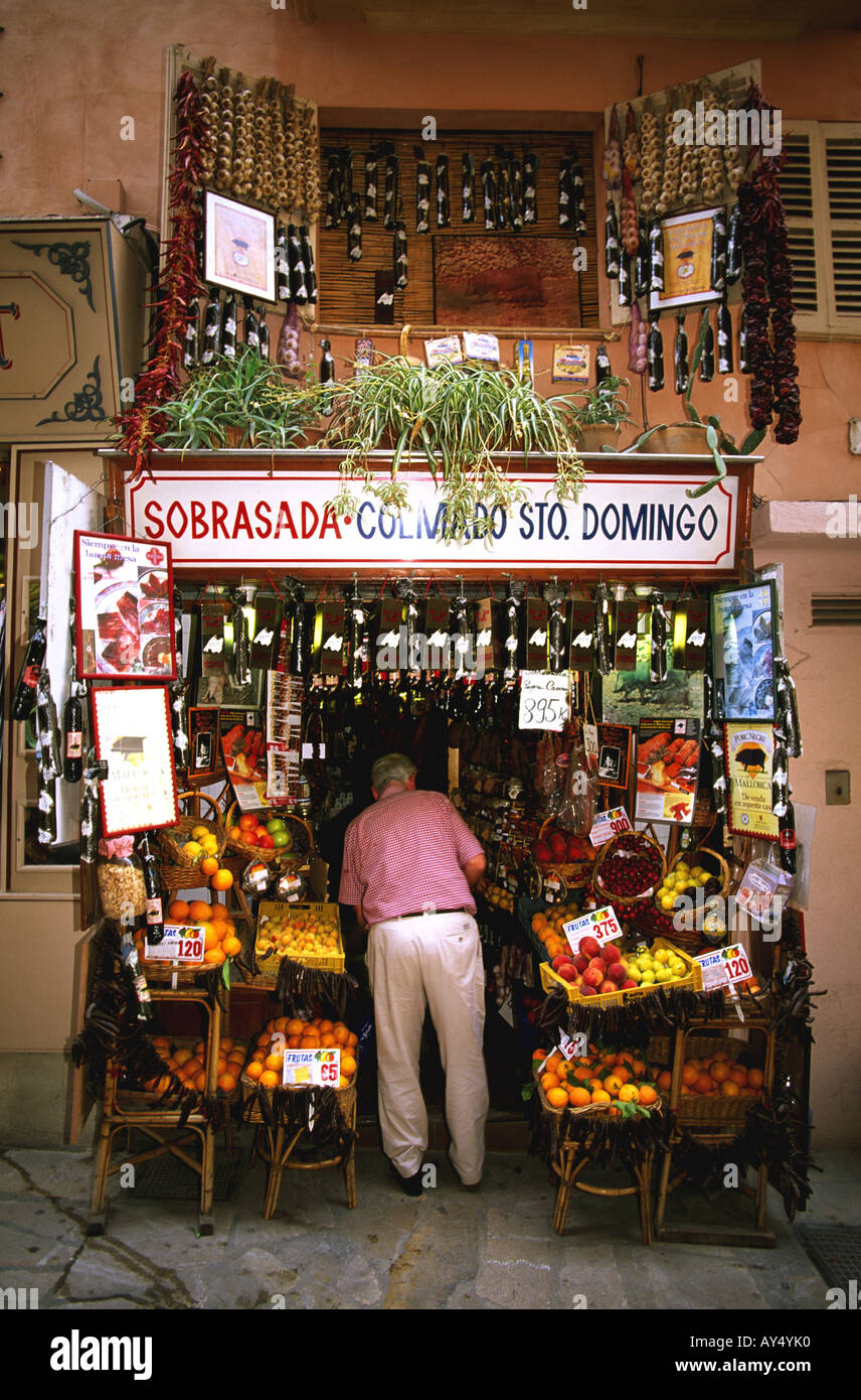 Spain The Balearics Majorca Palma Shop Stock Photo - Alamy