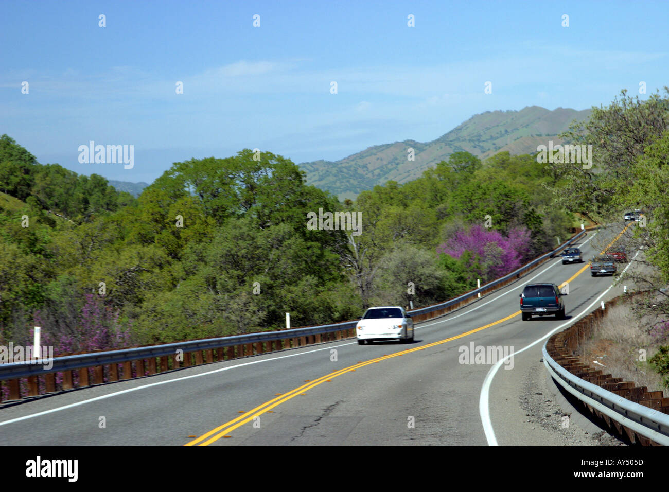 Highway 20 in Bear Valley Colusa County California Stock Photo - Alamy