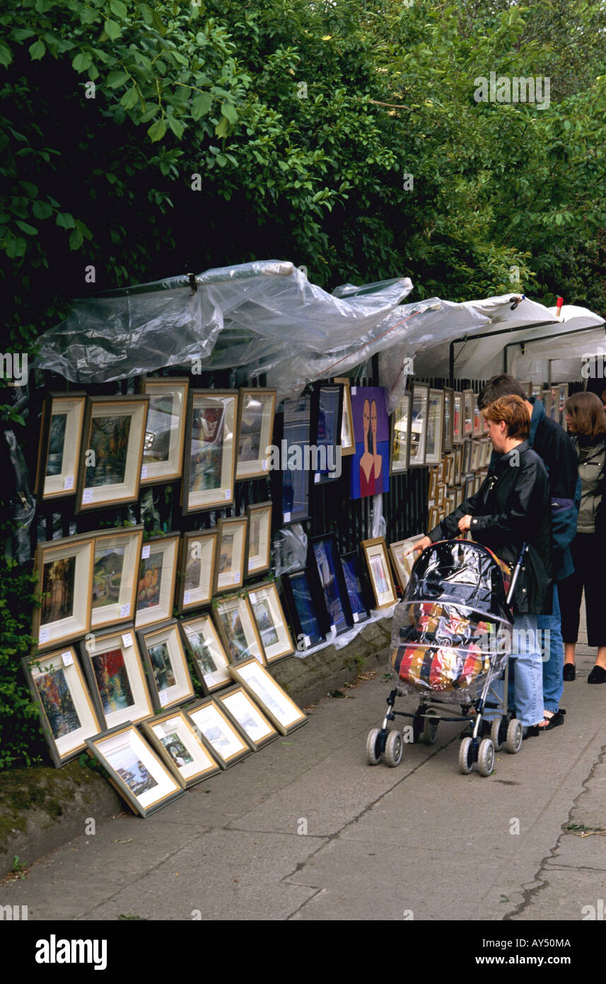 Painting merrion square hi-res stock photography and images - Alamy