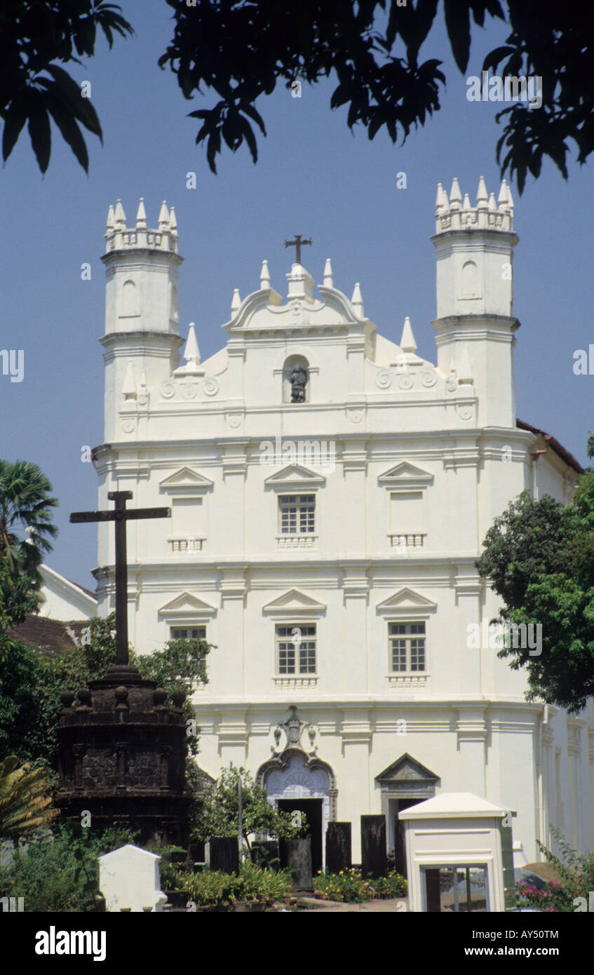 Church of St Francis of Assisi, Old Goa, India Stock Photo - Alamy
