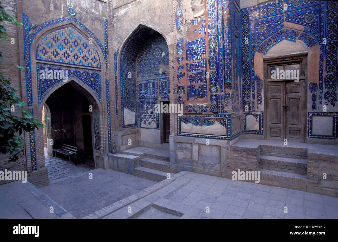 Uzbekistan Ancient trading city of Samarkand on the Silk Road Stock ...