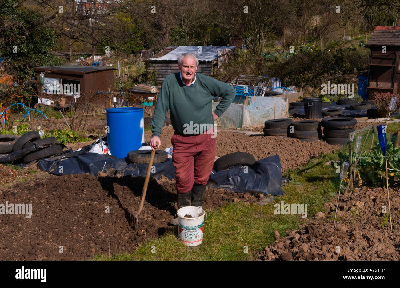 Allotment garden wales hi-res stock photography and images - Alamy