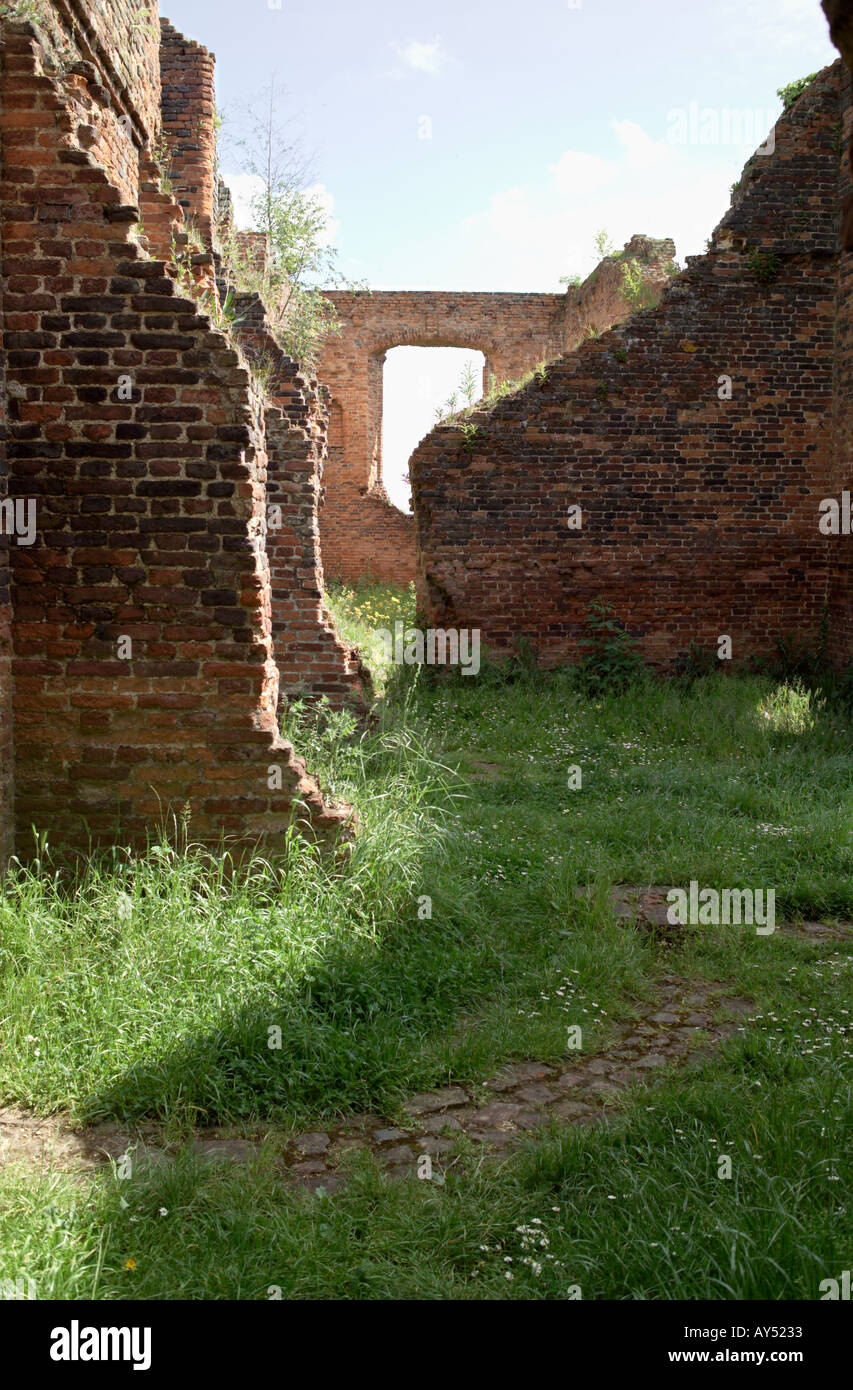 Someries Castle near Luton airport on the hertfordshire bedfordshire ...