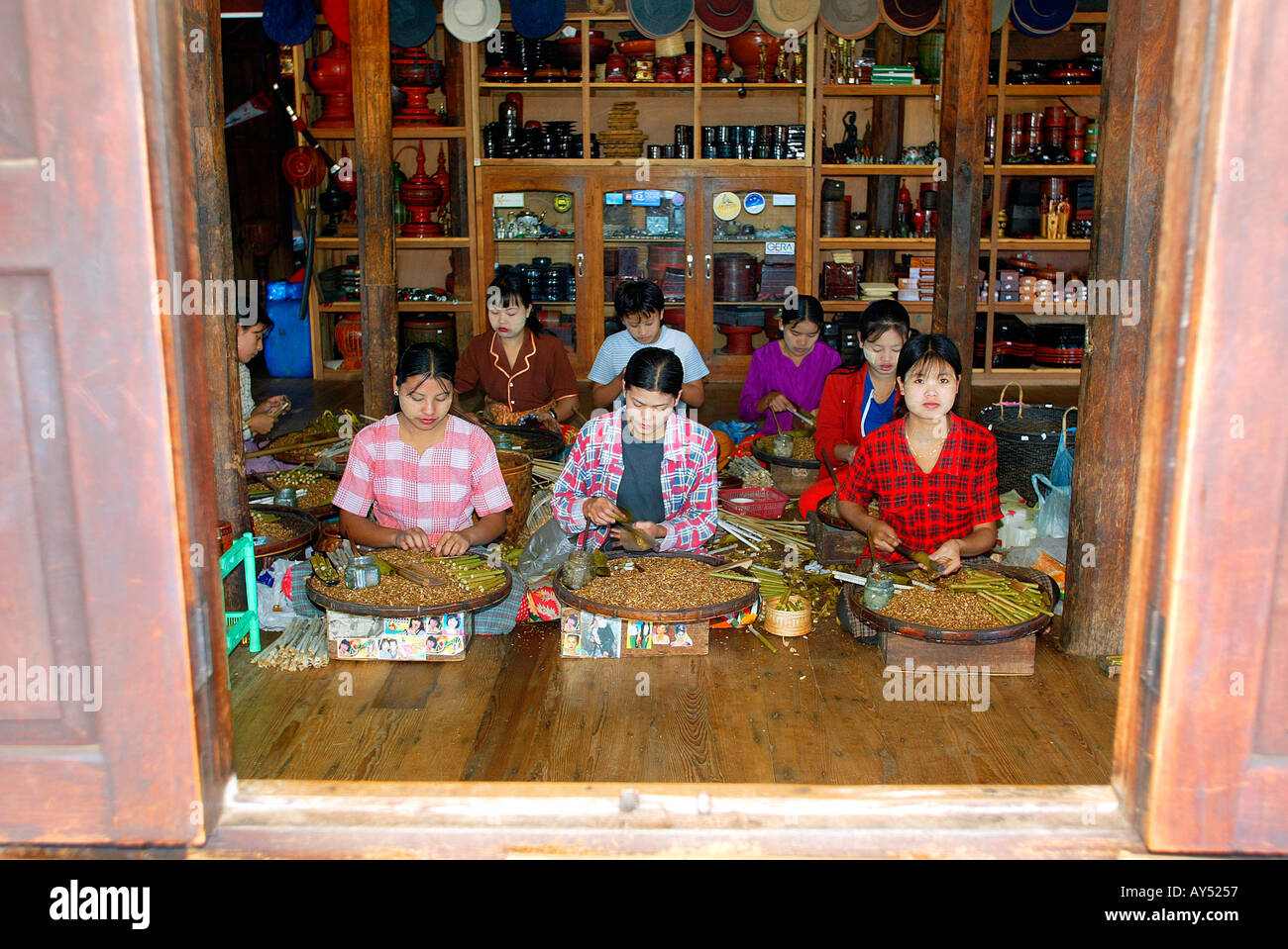 Burmese cheroots hi-res stock photography and images - Alamy