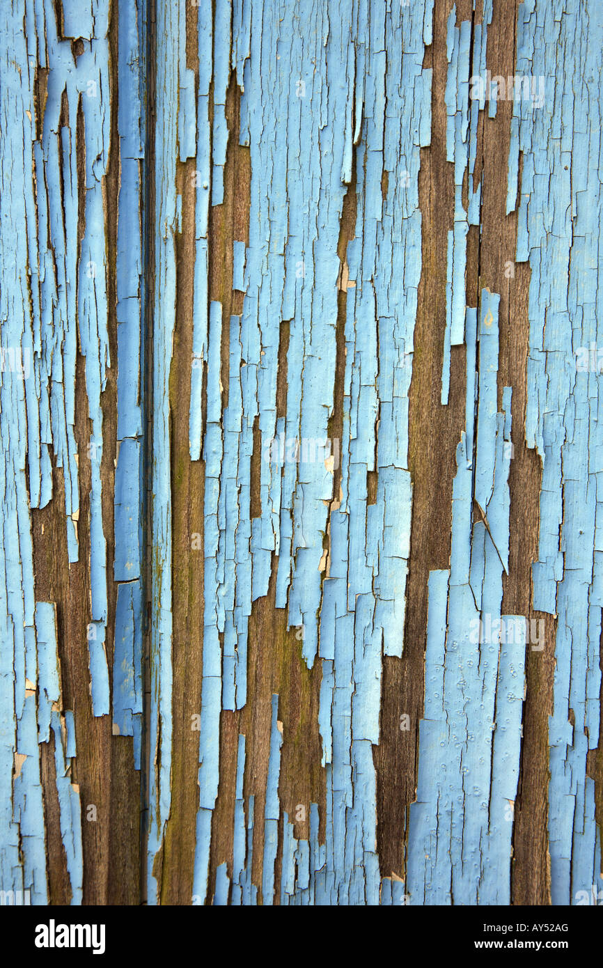 Peeling Blue Paint Stock Photo - Alamy