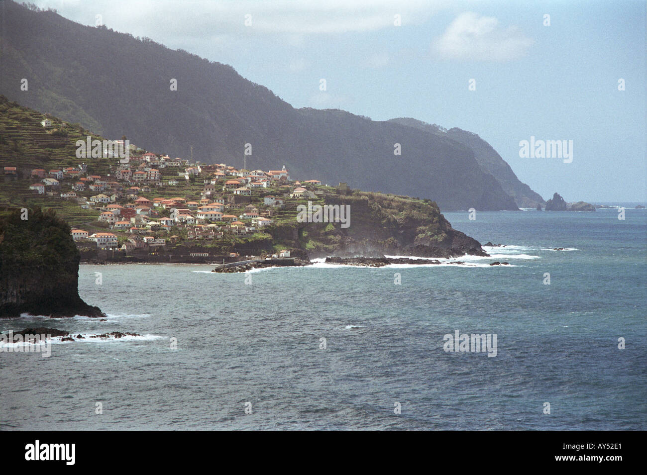 Western Madeira Village of Seixal Stock Photo - Alamy