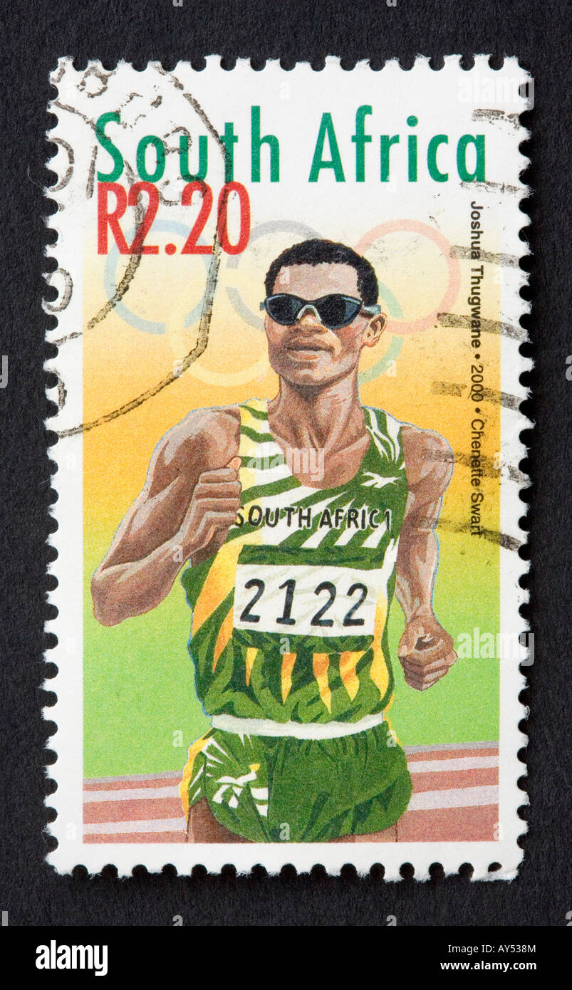 South African postage stamp Stock Photo - Alamy