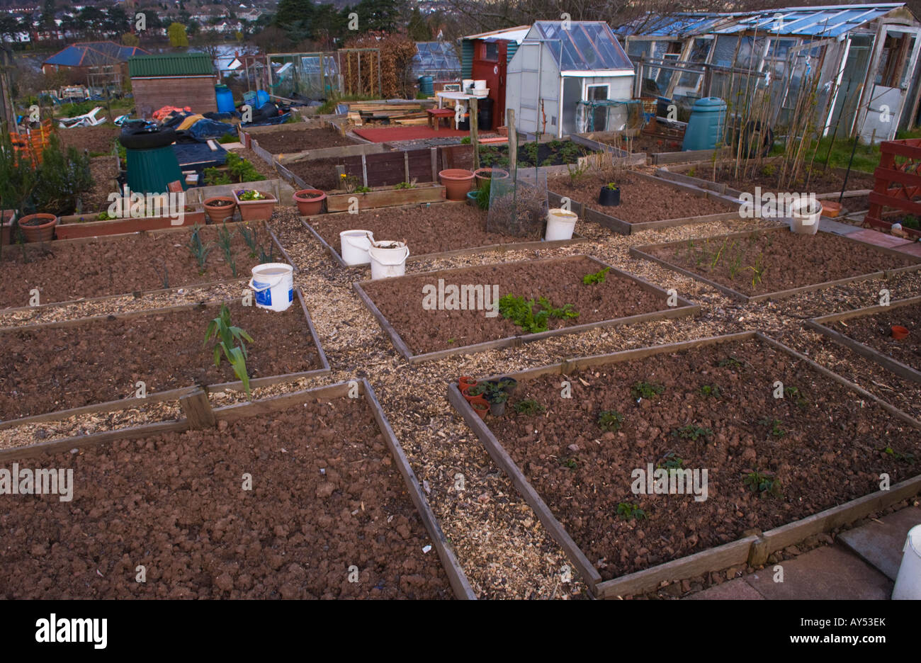 Community garden urban digging hi-res stock photography and images - Alamy