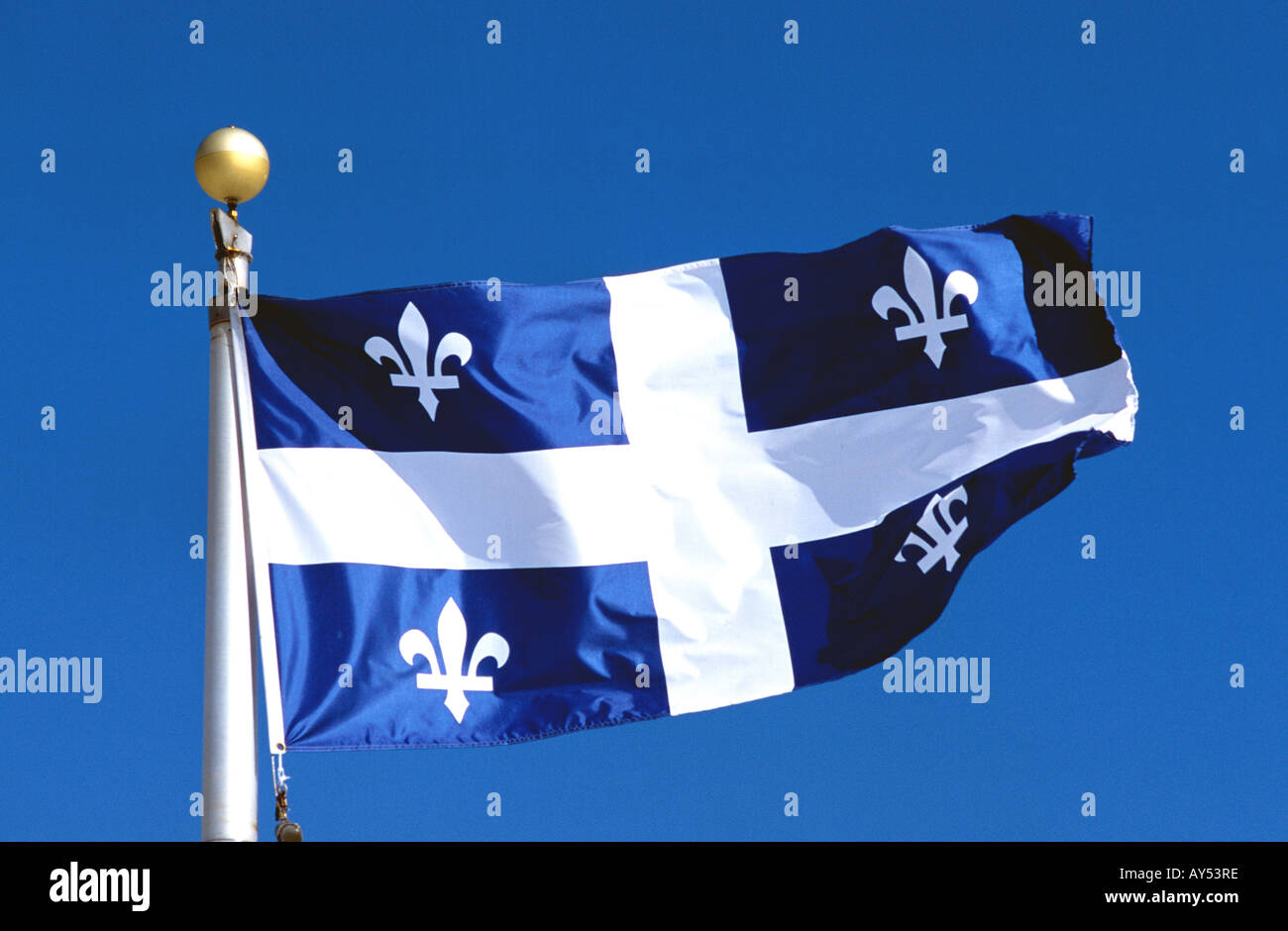 Quebec flag hi-res stock photography and images - Alamy