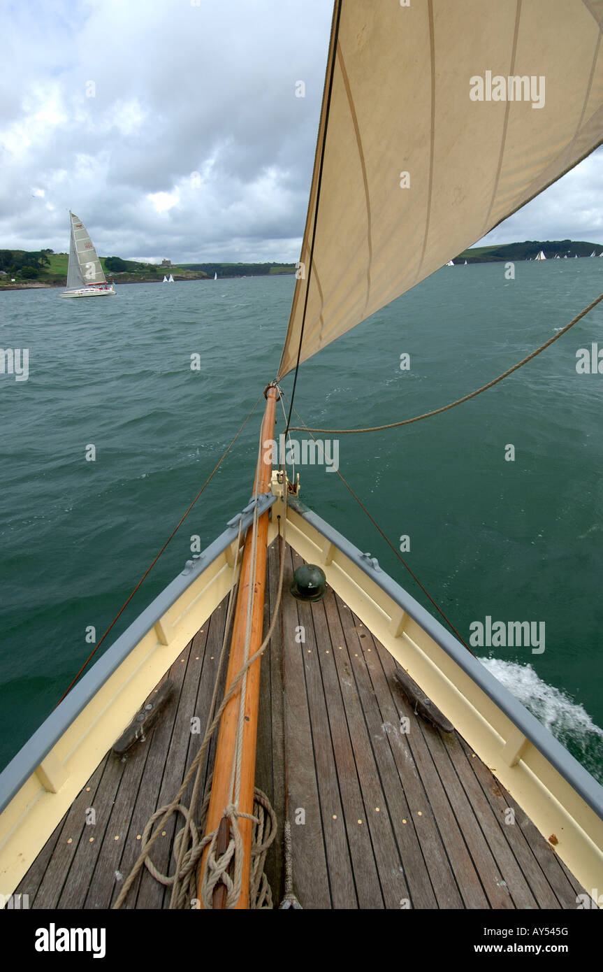 Falmouth oyster boat hi-res stock photography and images - Alamy