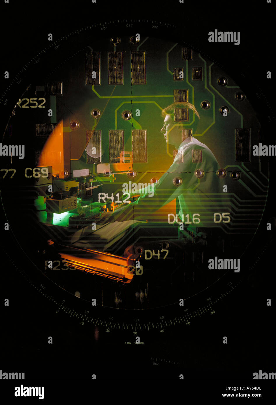 Product evaluation and quality control in production of computer chips ...