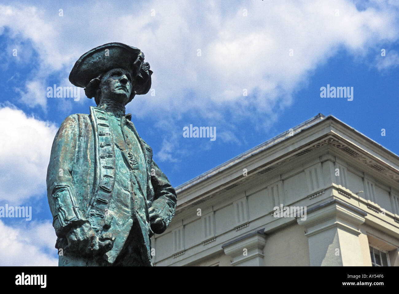 Statue of Captain James Cook at National Maritime Museum Greenwich ...