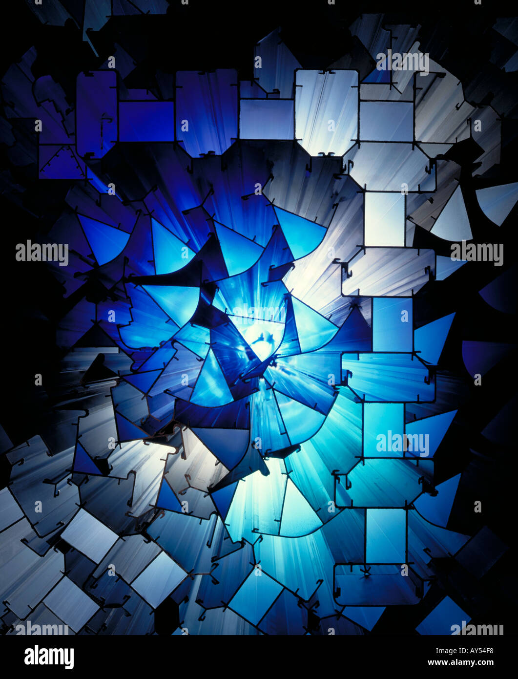 Aluminium extrusions used in manufacturing hi-res stock photography and ...