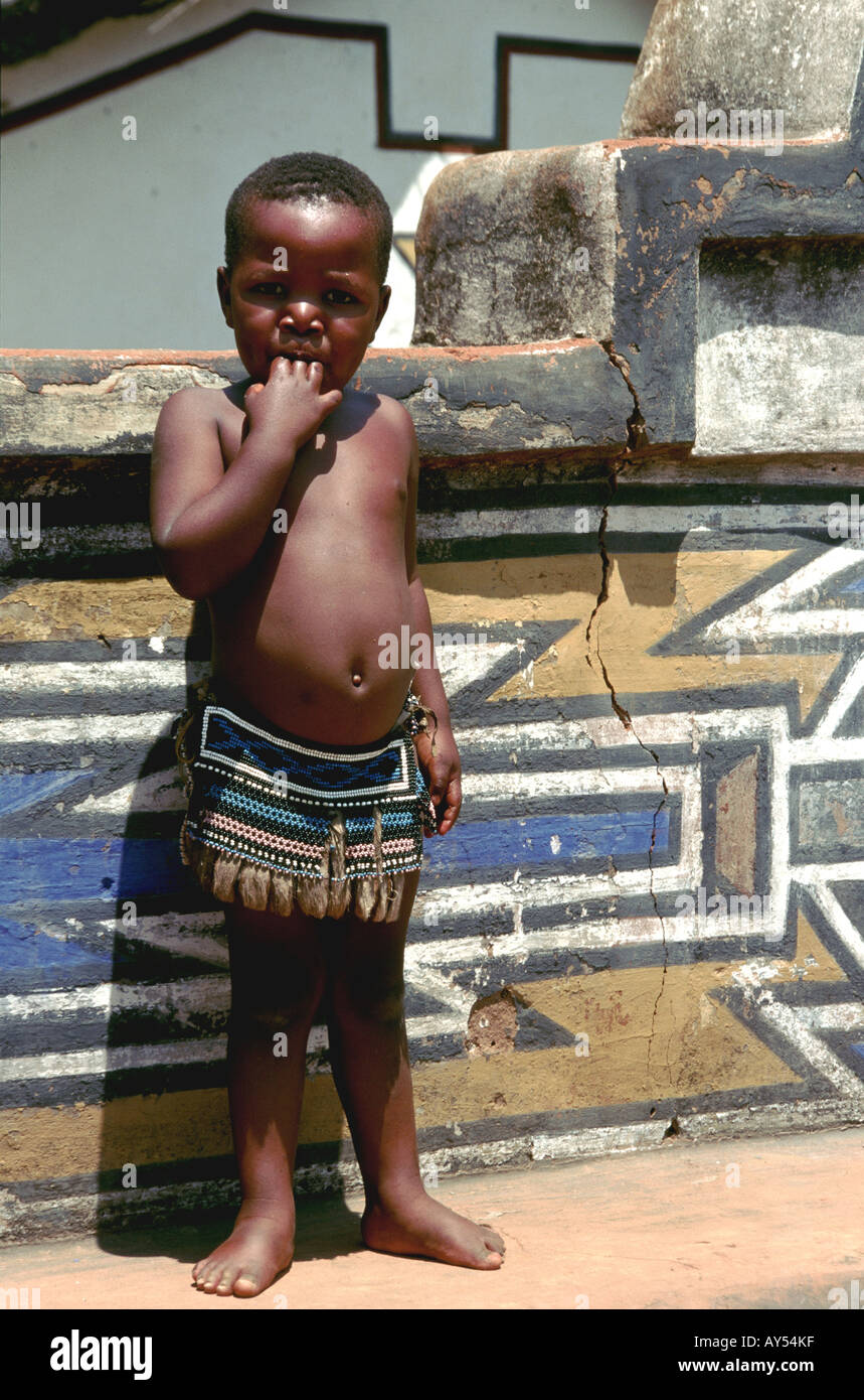 South Africa Botshabelo Ndebele Village Stock Photo - Alamy