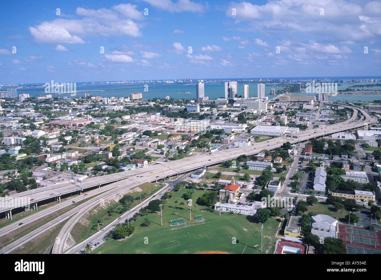 Freeway in Miami Florida Stock Photo - Alamy