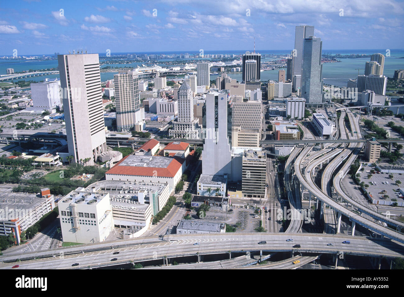 Aerial highway interchange florida hi-res stock photography and images ...