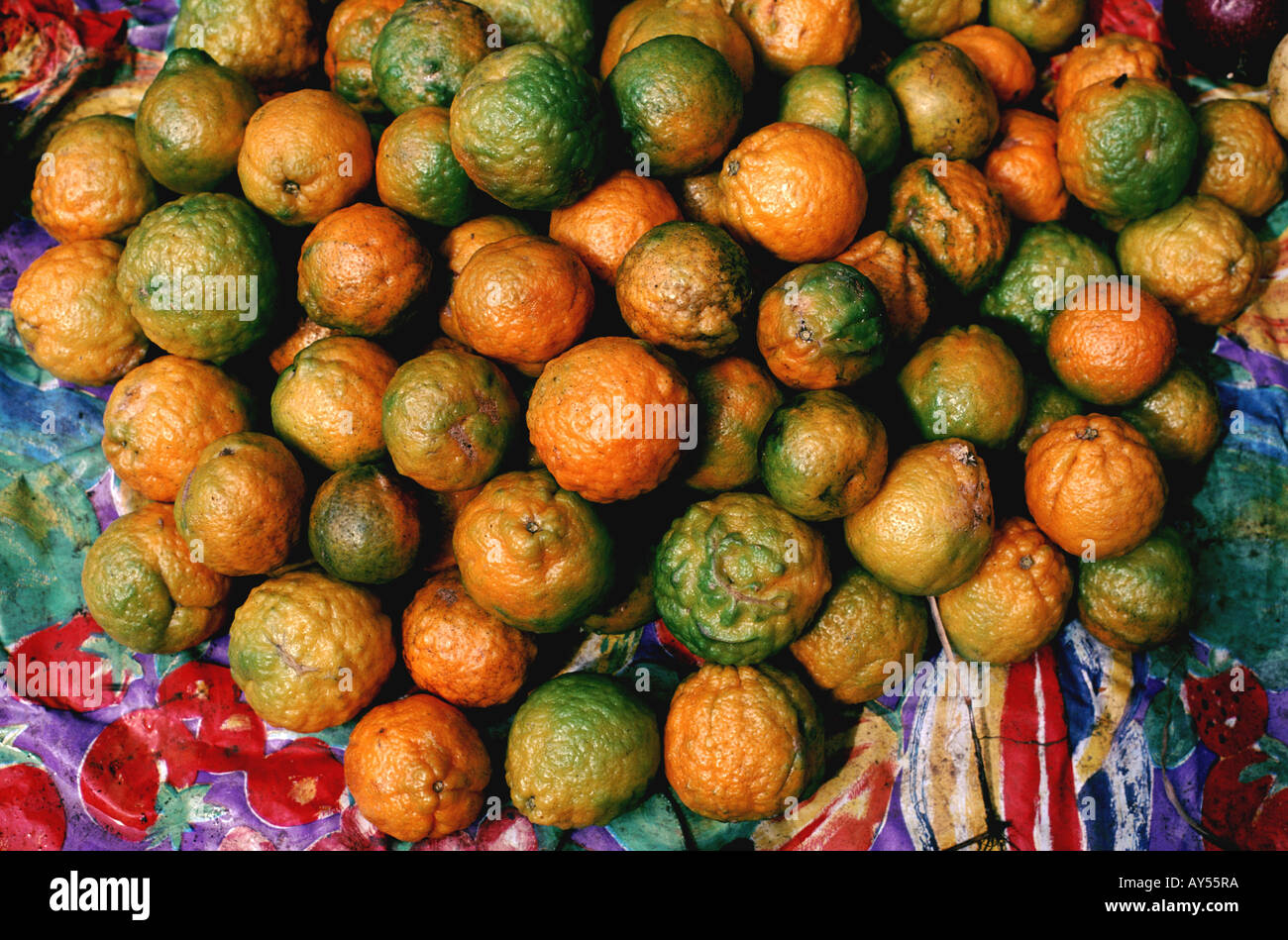 French Caribbean Caribbean Islands Orange Stock Photo - Alamy
