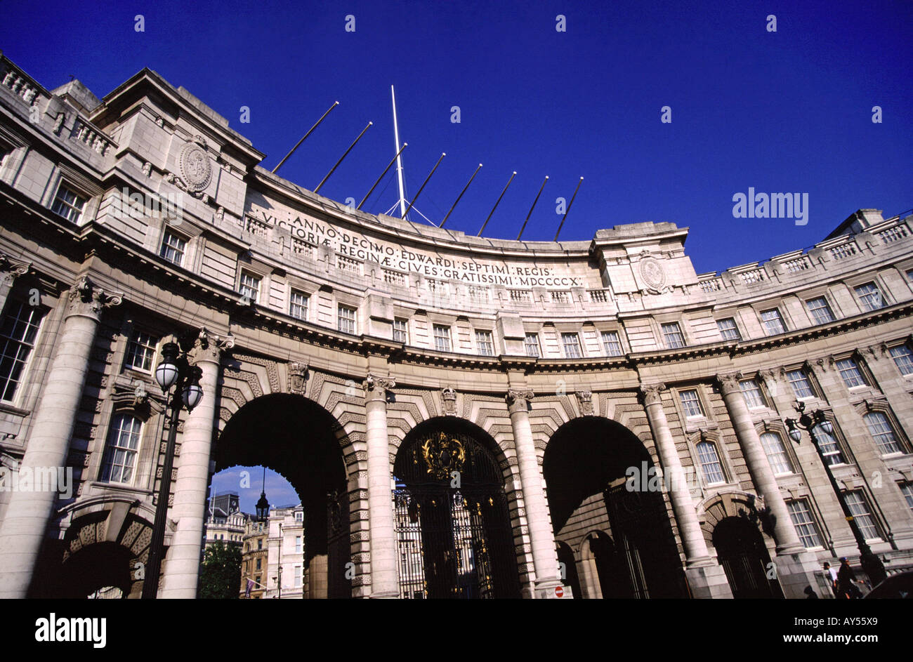 Admirality Arch on the Mall near Trafalgar Square London UK Stock Photo ...